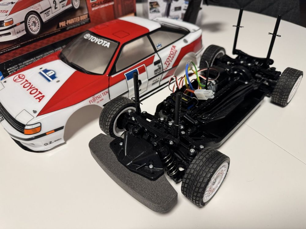 Tamiya RC TT-02 Toyota Celica GT-Four 1:10 neuwertig mit Akk (Gebraucht ...