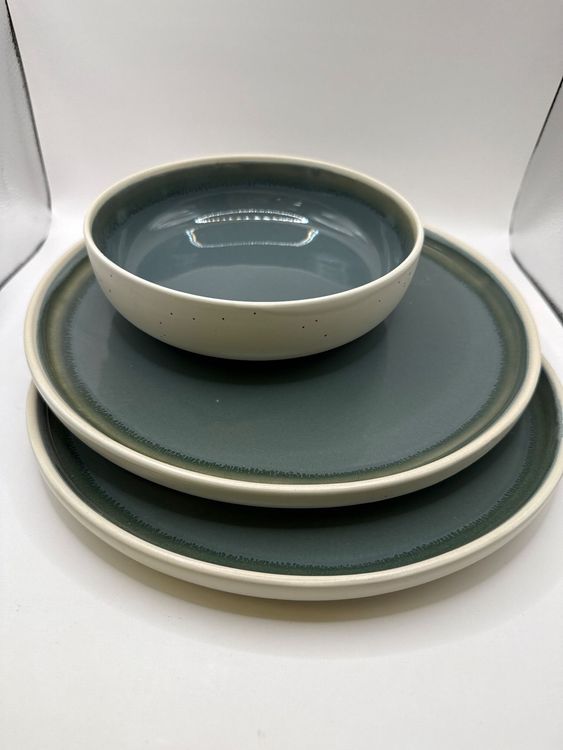 Björn Oxygen Full Service Geschirr Set 42 tlg. Grün (Neu und ...