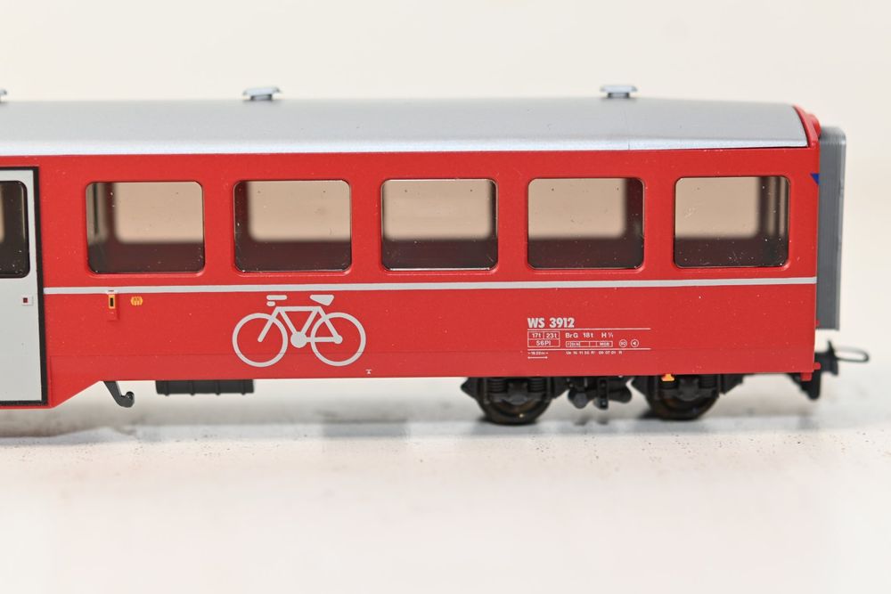 RhB WS 3912 Velowagen Bemo HOm mit OVP | Kaufen auf Ricardo