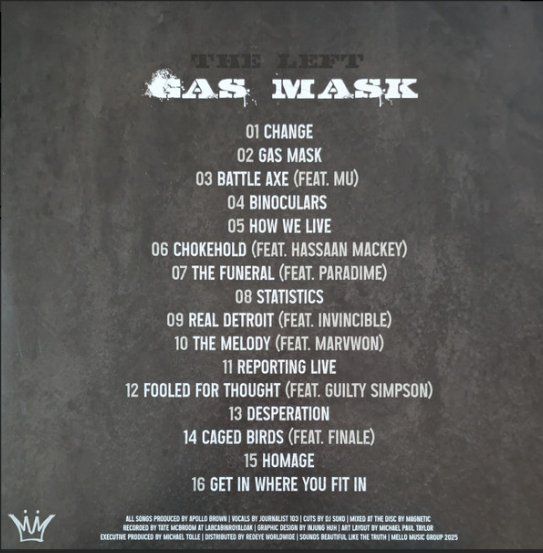 Vinyle The Left - Gas Mask - LP Limited Edition Comme Neuf (Gebraucht ...