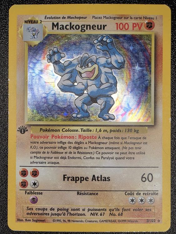 Mackogneur Base Set 8/102 Française Holo Wizards (Gebraucht) in ...