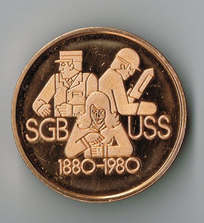 SGB USS_Schweizerischer Gewerkschaftsbund 1880-1980 (Gebraucht) in Hombrechtikon für CHF 1 – mit ...