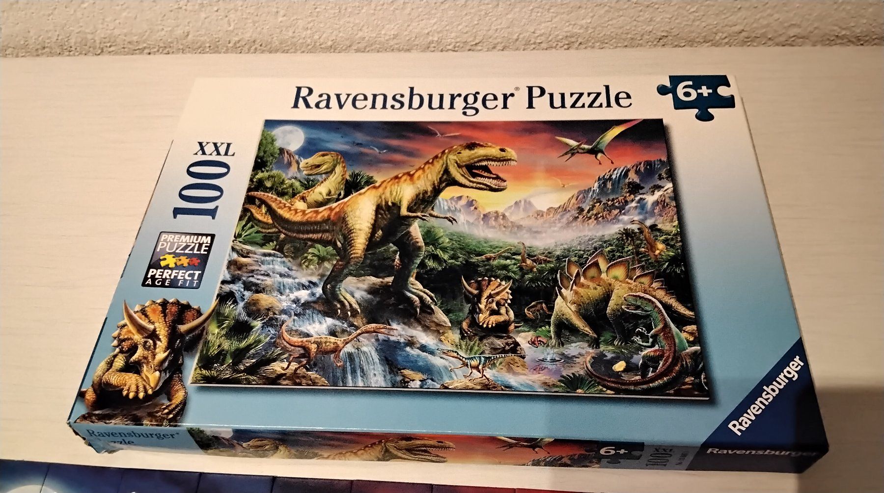 PREMIUM Puzzle XXL 100 Teile ,Bei den Dinosaurier (6+) (Gebraucht) in ...