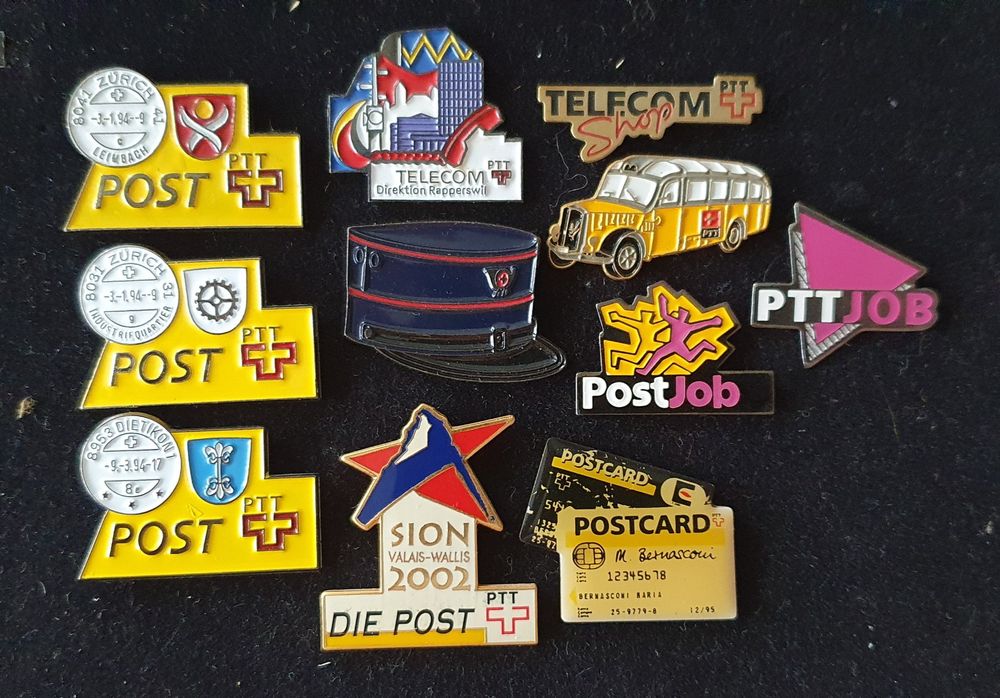 11 PTT / Telecom / Post Pin (Neu (gemäss Beschreibung)) in Wetzikon ZH ...