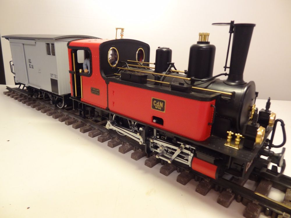 LGB 20790 Dampflok Corpet Louvret Digital & Sound mit Wagen (Gebraucht ...