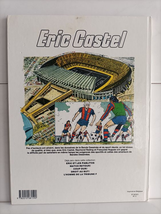 BD Eric Castel -5- L'Homme de la tribune F / Reding - Hugues (D ...
