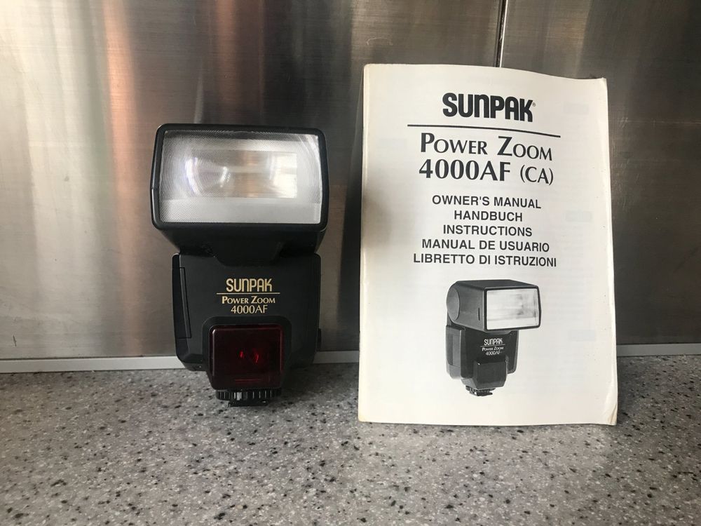 Flash Sunpak Powerzoom 4000AF (Defekt) in Petit Lancy für CHF 1 – mit ...