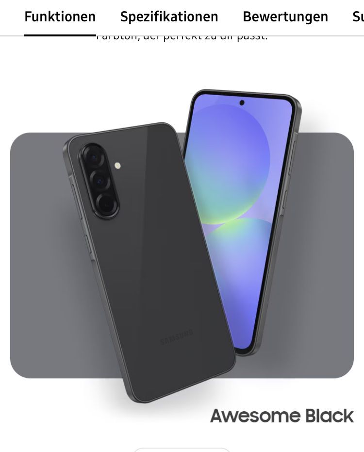 Smartphone Samsung Galaxy A36 5G NEU, mit Garantie (Neu und ...