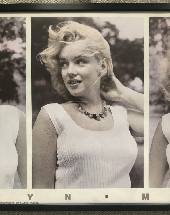 Marilyn Monroe Bild mit Rahmen | Kaufen auf Ricardo