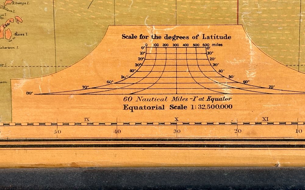 Weltkarte von 1948 (Mercantile Map of the world) (Gebraucht) in Cham ...