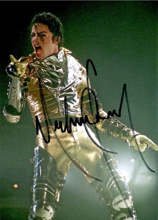 Michael JACKSON / TOP AUTOGRAMM (Gebraucht) in Egg b. Zürich für CHF ...