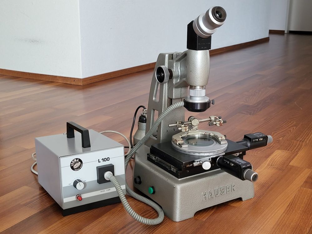 Messmikroskop Hauser P 320 Sylvac Mikrometer Nonius | Kaufen auf Ricardo