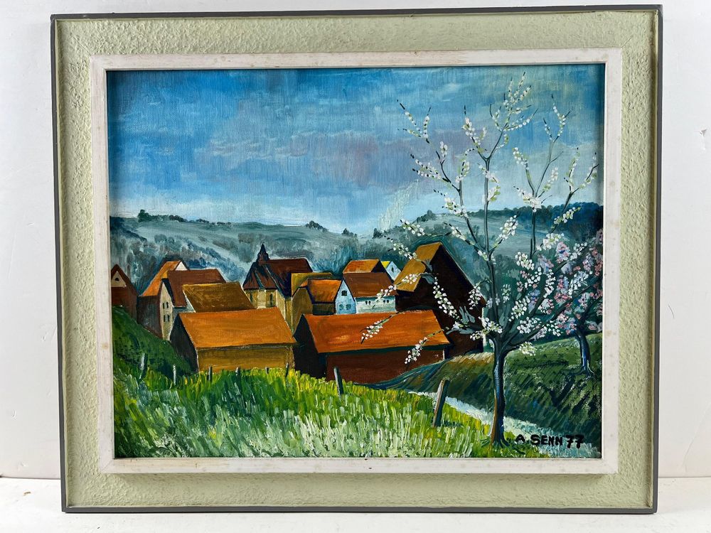 Landschaft Gemälde Signiert. | Kaufen auf Ricardo