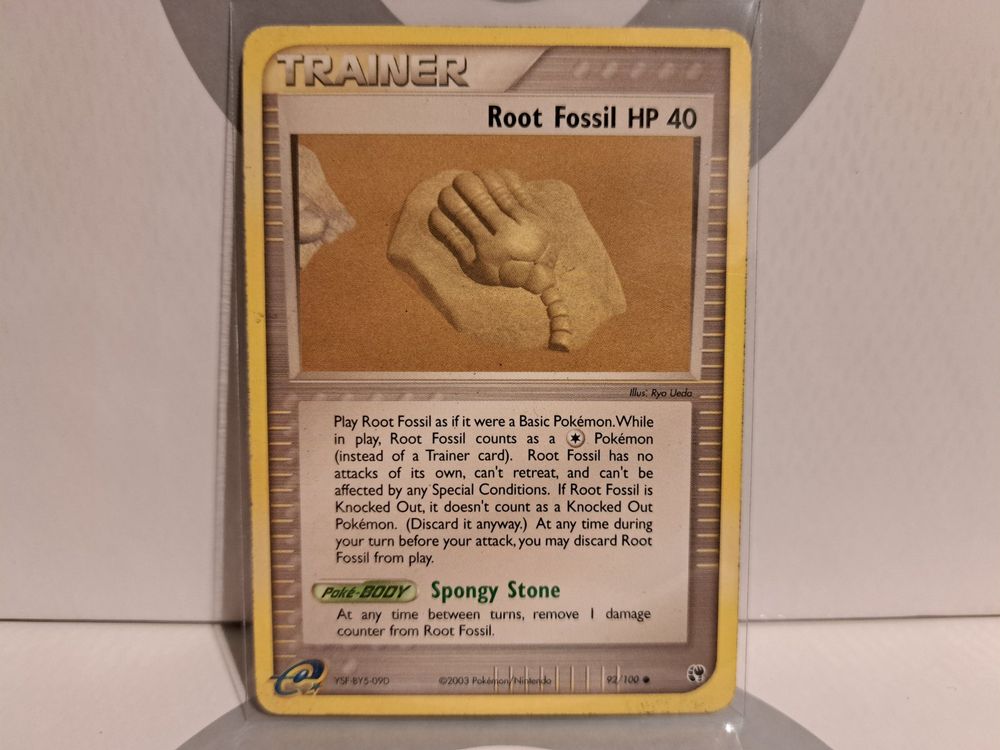 ROOT FOSSIL POKEMON KARTE EX ERA 2003 (Gebraucht) in Uerzlikon für CHF ...