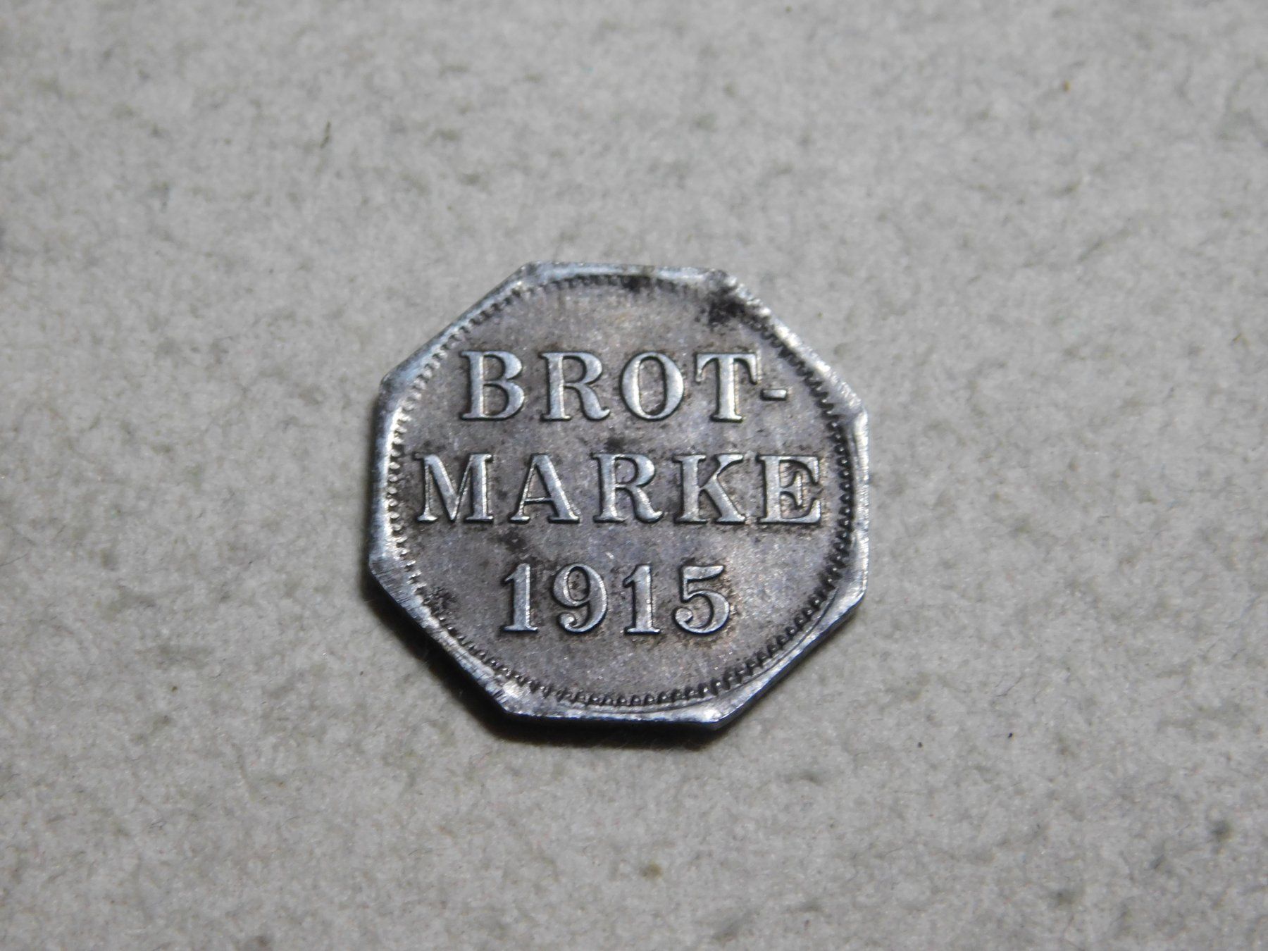 1 Brot-Marke 1915 - Stadt Halle a.d. Saale - Eisen (Gebraucht) in ...