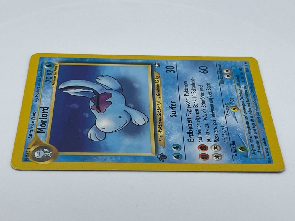 Morlord 45/111 Pokémon Neo Genesis 1.Edition (Neu (gemäss Beschreibung ...