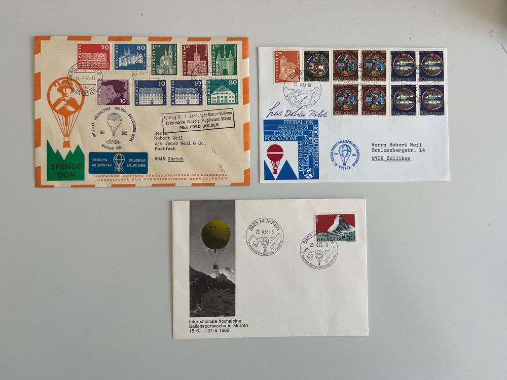 Ganzsache Schweiz Ballonfahrt (Neu (gemäss Beschreibung)) in Adliswil für CHF 10 – mit Lieferung ...