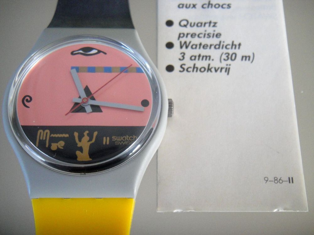 1986 SWATCH - OSIRIS (UNGETRAGEN) (Neu und originalverpackt) in ...