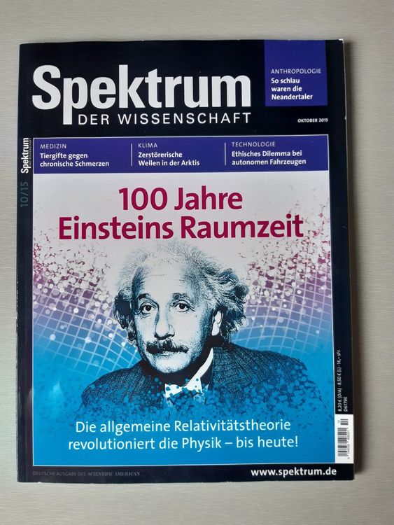 Magazin: Spetkrum der Wissenschaft, Einsteins Raumzeit | Kaufen auf Ricardo