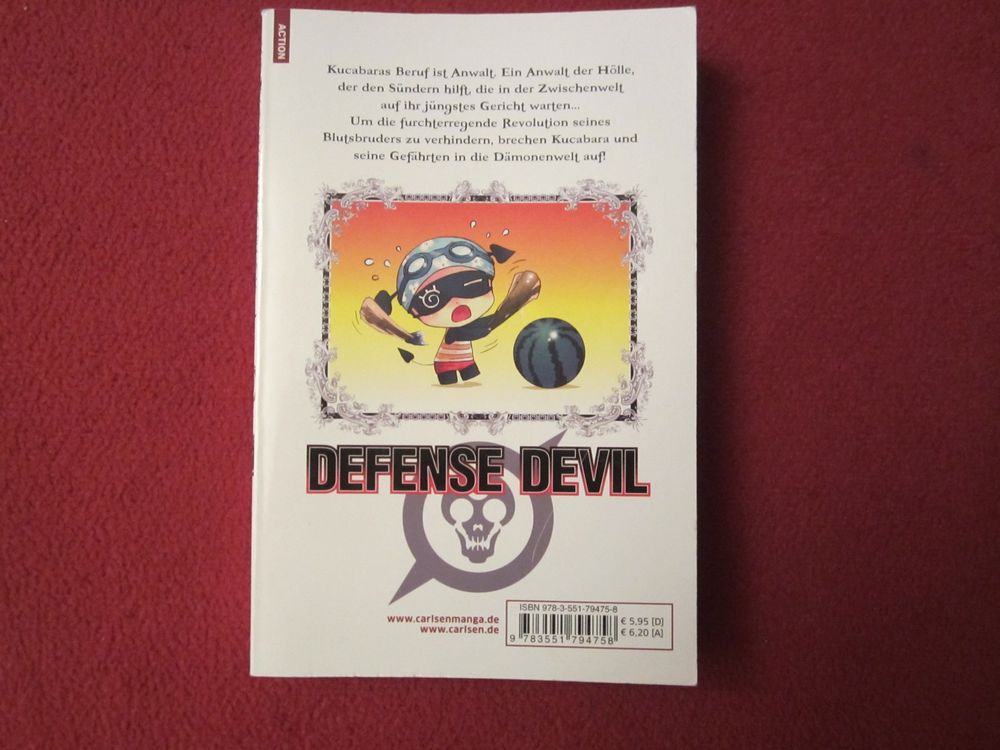 MANGA-COMIC: DEFENSE DEVIL!!! CARLSEN COMIC BAND 1 BIS 5!!!! (Gebraucht) in Volketswil für CHF ...