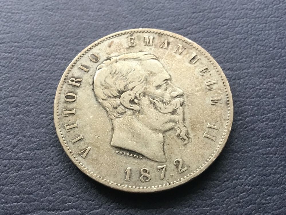 5 Lire Vittorio Emanuele ll 1872 M | Kaufen auf Ricardo