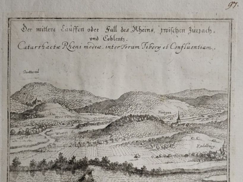 Aargau - "Zurzach - Coblenz" - Merian 1654 | Kaufen auf Ricardo