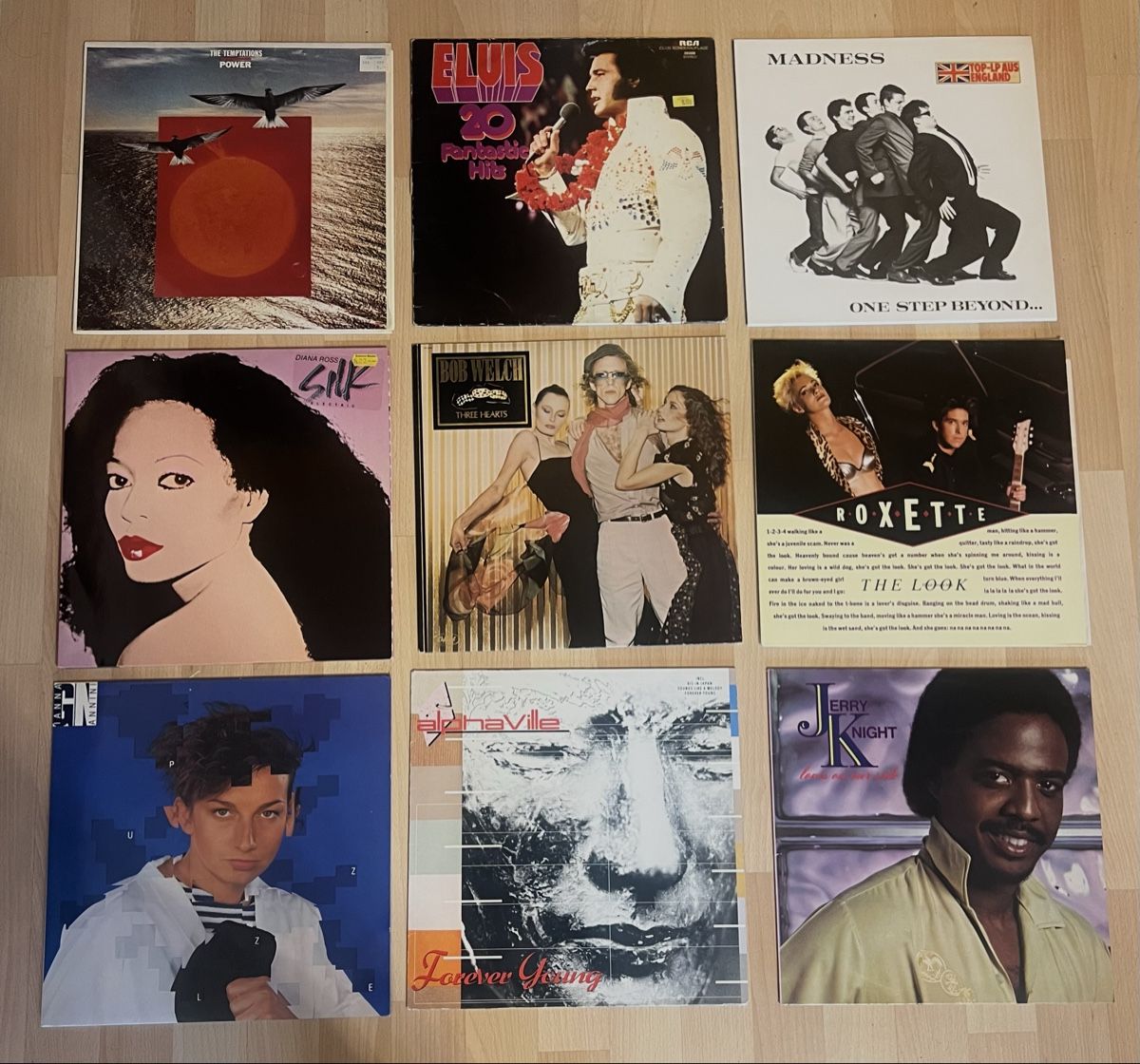 9 Schallplatten Sammlung: Elvis, Roxette, Madness, Top! (Gebraucht) in ...