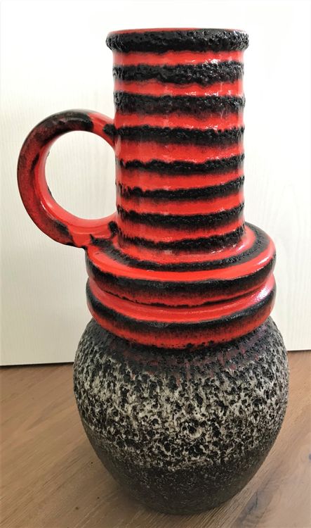 Vintage Bodenvase von Scheurich (?) 70er-Jahre Fat Lava 49cm (Gebraucht) in Rothrist für CHF 22 ...