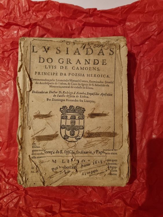 Lusiades de Camoes, Livre ancien du XVIIe siècle (1613) (D'occasion) à ...