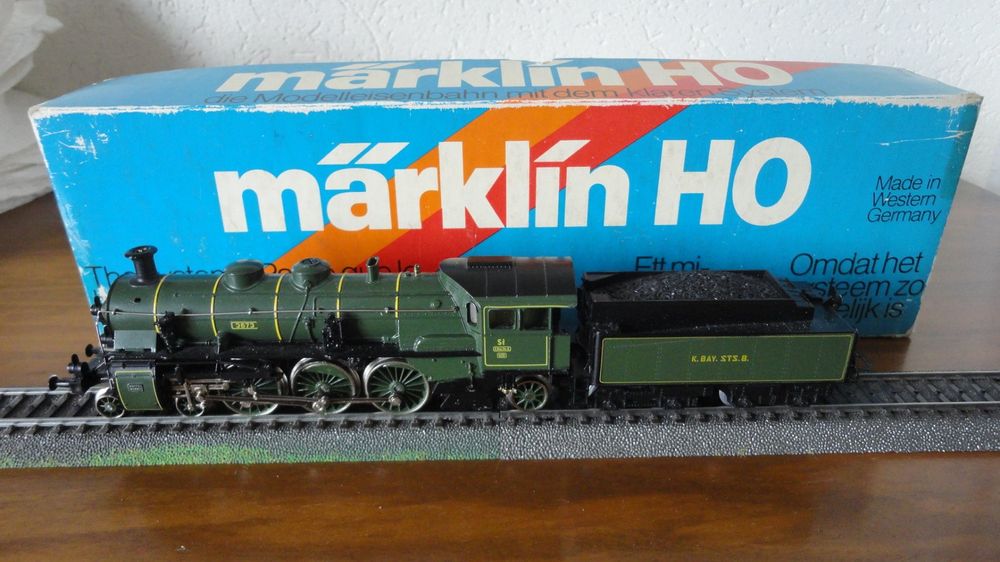 Dampflok 3673 K.Bay.STS.B Märklin HO 3092 Wechselstrom (Gebraucht) in ...