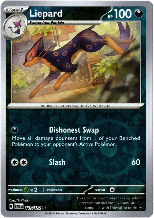 Paradox Rift Liepard Kleoparda Reverse Holo 115/182 EN | Kaufen auf Ricardo