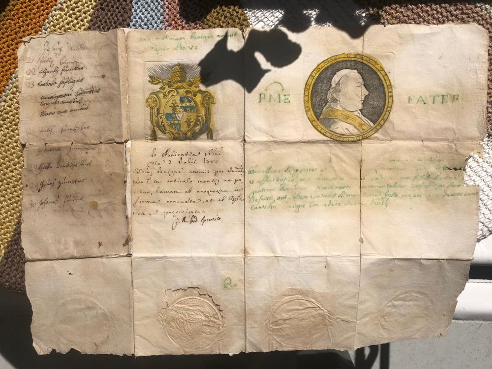 1783 ? Brief Papst Pius VI (Gebraucht) in Trimbach für CHF 303 – mit ...