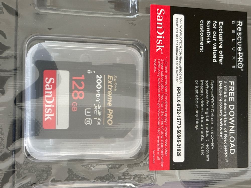 Sandisk Extreme Pro 128 Gb SD card | Kaufen auf Ricardo