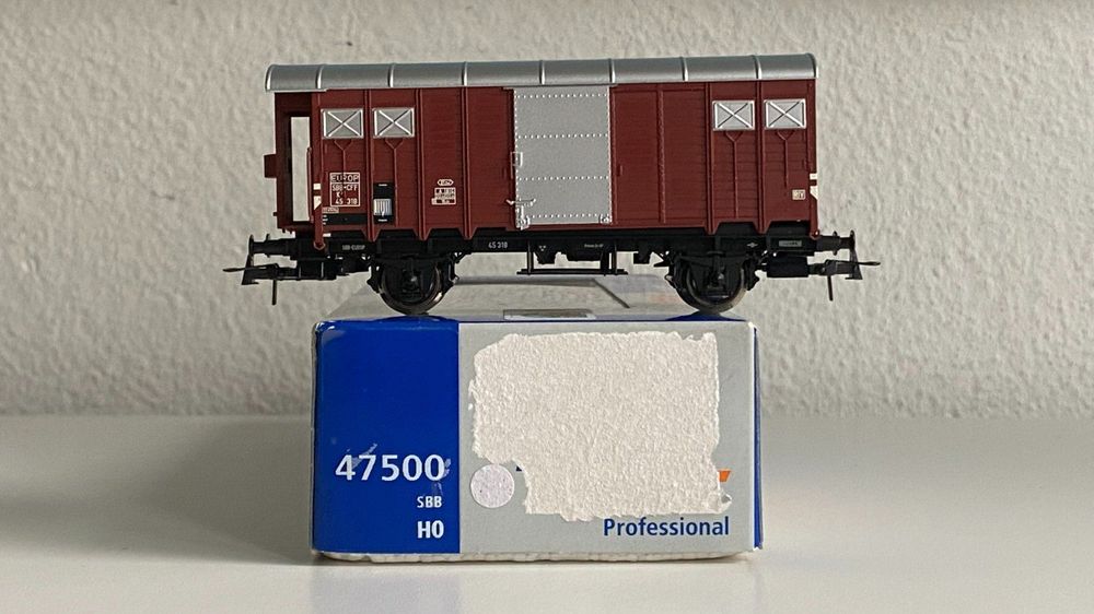 ROCO 47500 SBB Güterwagen K3 mit Bremserhütte u Schlusslicht (Gebraucht ...