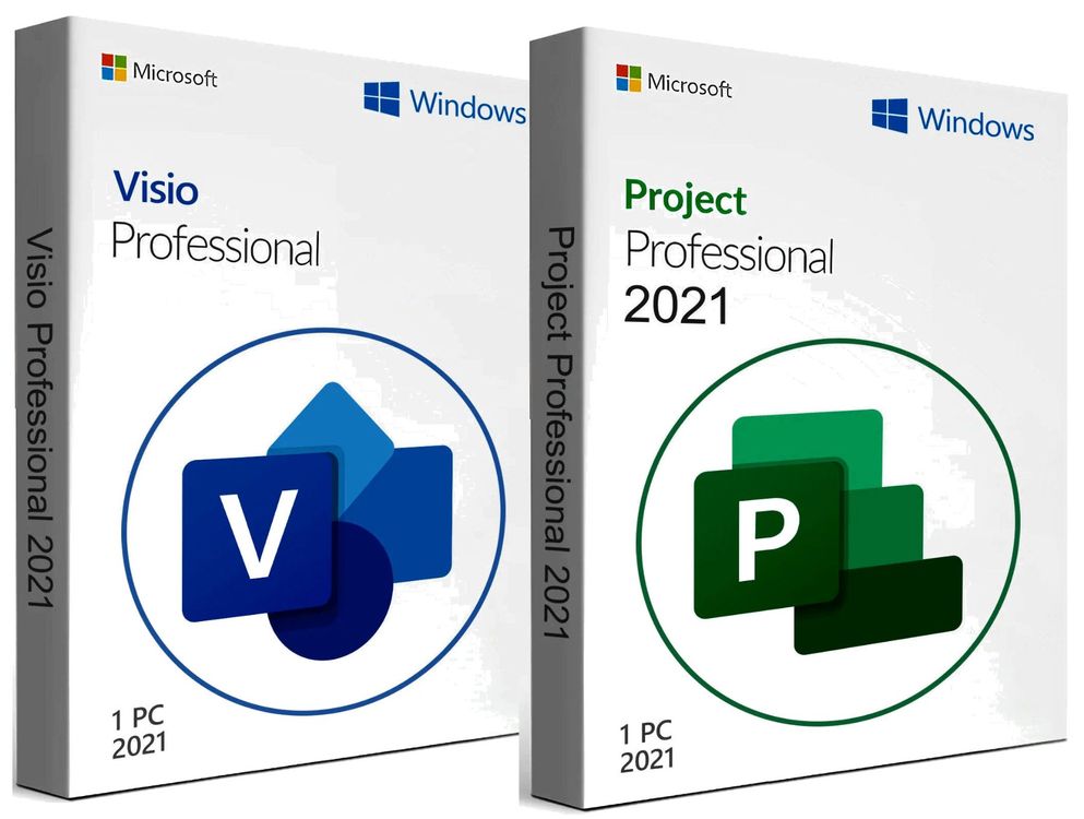 Project Professional,Visio Professional 2021 | Microsoft ESD | Kaufen ...