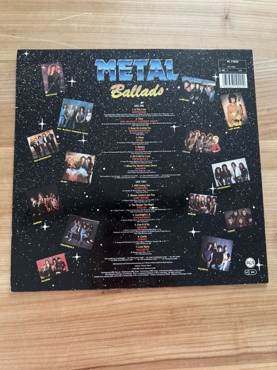 Metal Ballads - Die schönsten Rockballaden der Welt! (Gebraucht) in ...