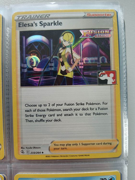 Elesa's Sparkle HOLO - Pokemon TCG Prize Pack Stamp Stempel | Kaufen ...