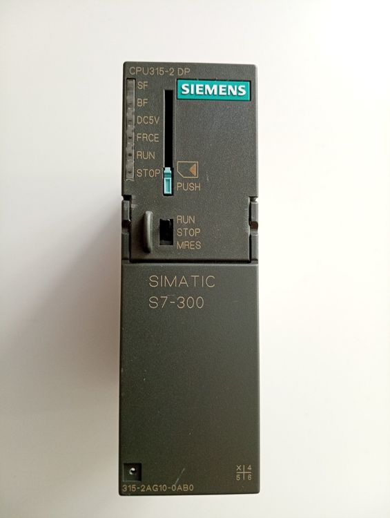SIEMENS Simatic S7 CPU 315-2DP / 6ES7315-2AG10-0AB0 (Gebraucht) in ...