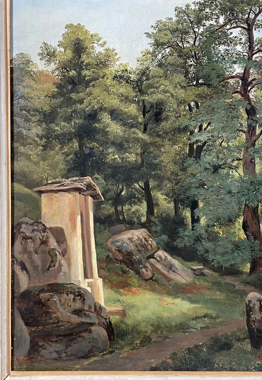 Alexandre Calame (1810-1864) grosses Gemälde - Wald Ansicht | Kaufen auf Ricardo