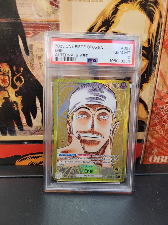One Piece Karte Enel Alternate Art Leader OP05 PSA 10 GEM MT (Gebraucht) in Dättwil AG für CHF ...