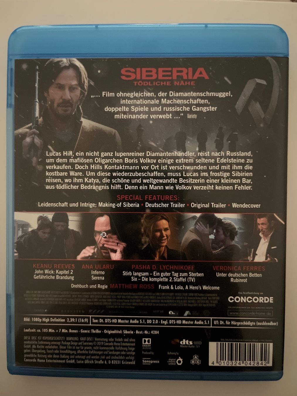 Siberia tödliche Nähe (2019) Blu-ray - Keanu Reeves (Neu (gemäss Beschreibung)) in Sierre für ...