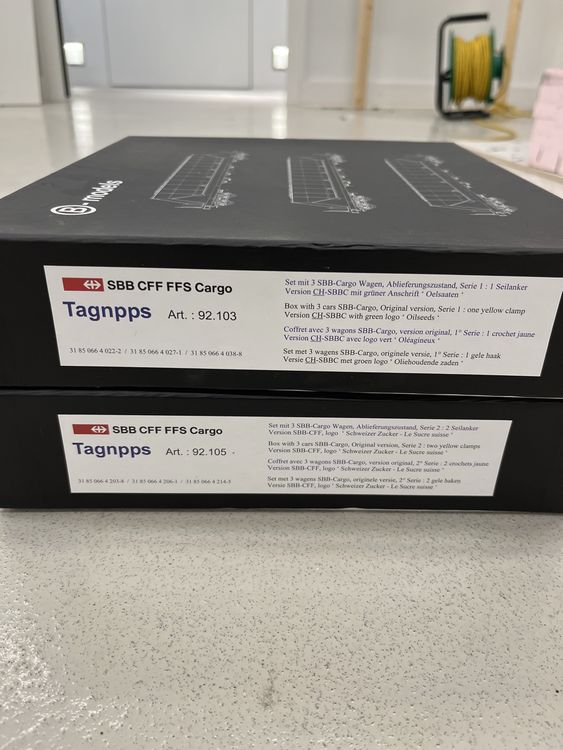 B-Models SBB CFF FFS Cargo Tagnpps H0 92.103/105 (Defekt) in Romanshorn ...