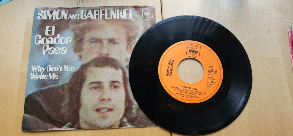 SIMON AND GARFUNKEL- EL CONDOR PASA/ Vinyl Single (Gebraucht) in ...
