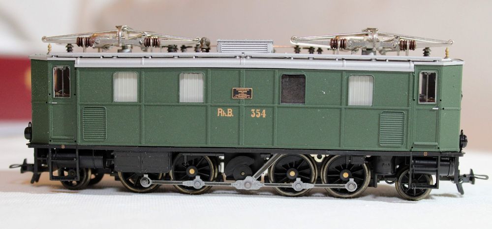 Bemo 1291 104, RhB Ge 4/6, Nr 354, grün (Gebraucht) in Winterthur für CHF 300 – mit Lieferung ...