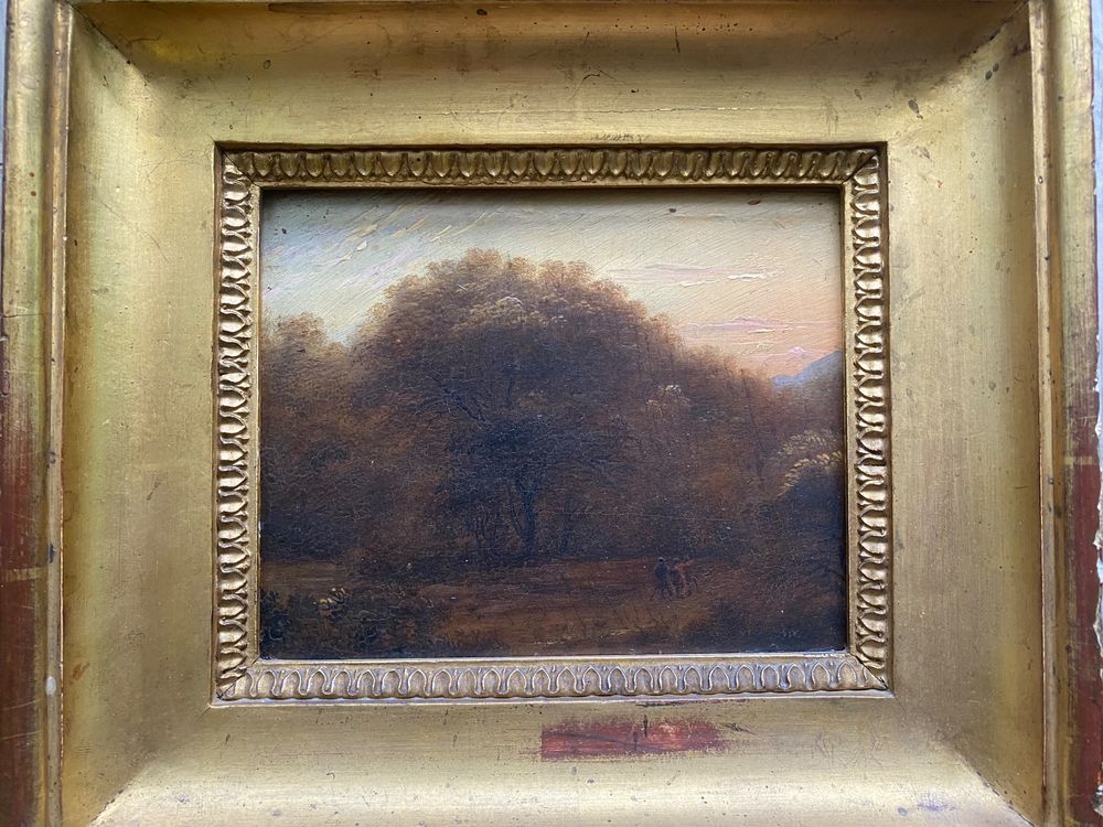 Kleines Gemälde von Friedich Johann Volz 1817-1886 (D'occasion) à ...