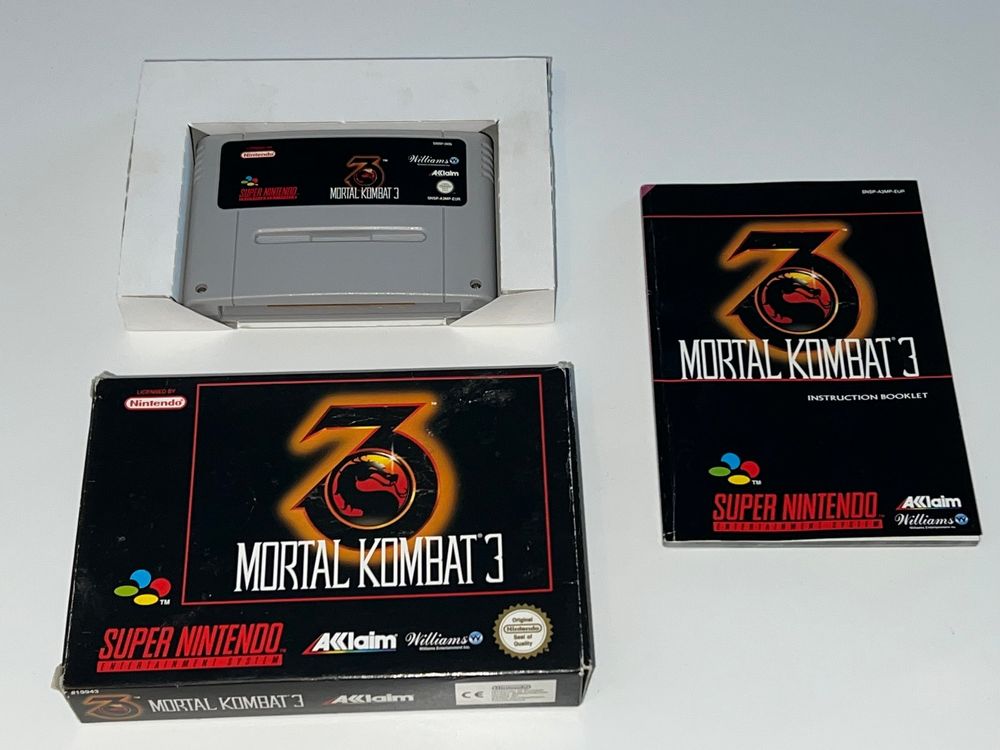 Super Nintendo (SNES) Spiel - Mortal Kombat 3 (OVP) | Kaufen auf Ricardo
