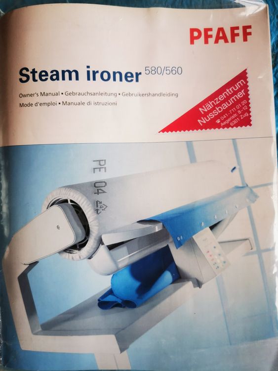 Bügelmaschine PFAFF steam ironer 560 (Heißmangel) | Kaufen auf Ricardo