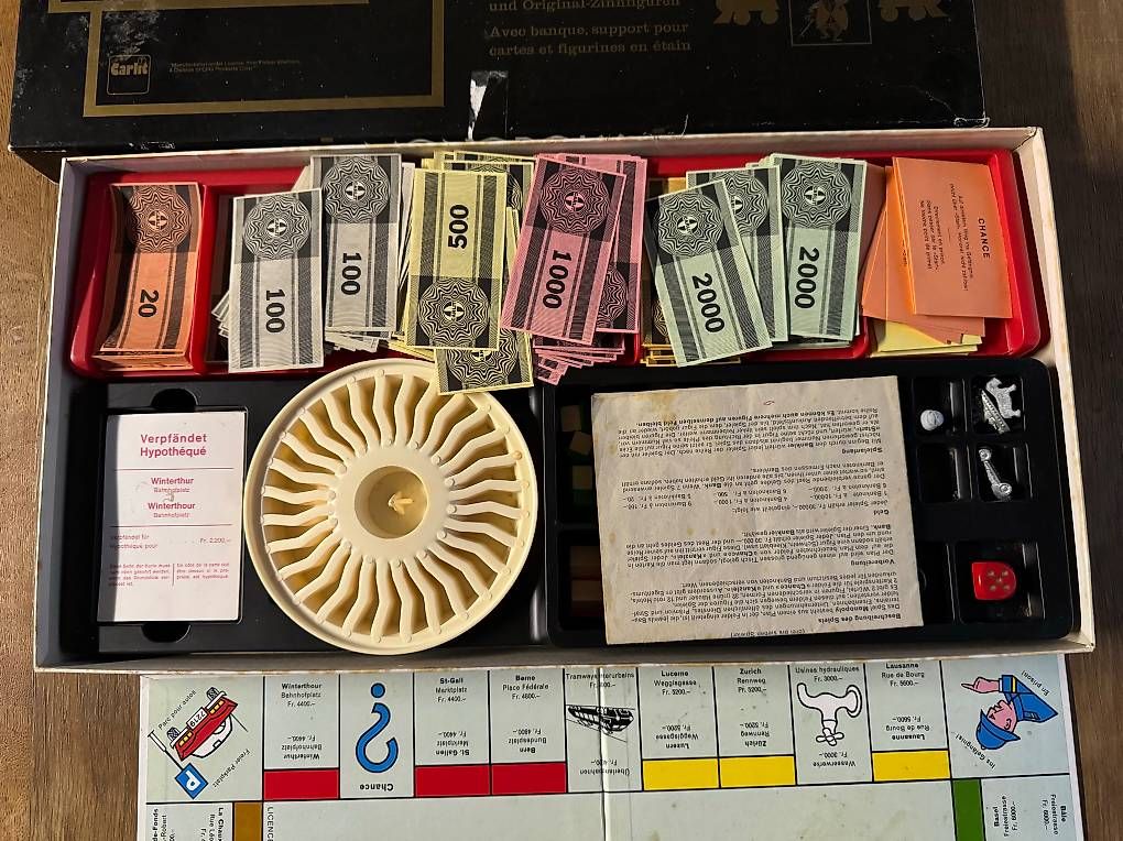 Vintage Monopoly "Grand Luxe" aus 1961 (Gebraucht) in Mühlethal für CHF ...