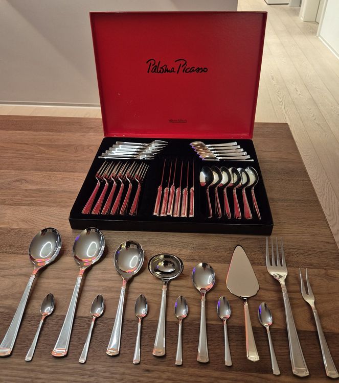 Besteckset Villeroy&Boch Paloma Picasso versilbert 44 teilig (Gebraucht) in Glis für CHF 590 ...