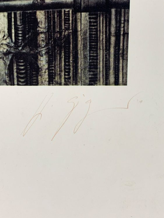 H.R. Giger (1940-2014) Lithographie Handsigniert (Gebraucht) in Root für CHF 720 – mit Lieferung ...